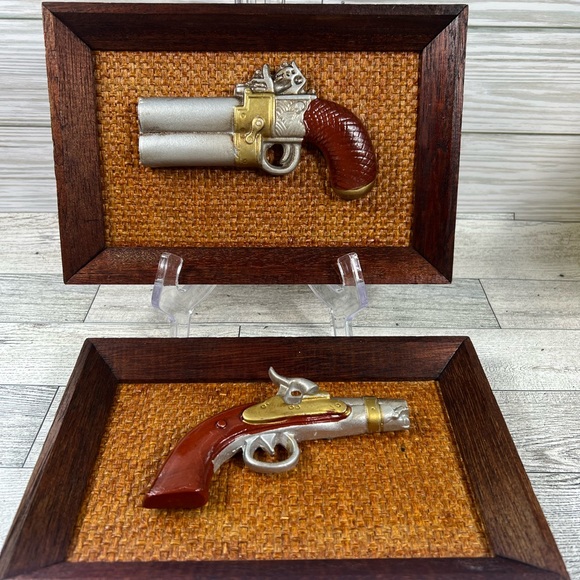 Art | Pistols Handguns Weapon Models 3d Pictures Set Of 2 Art Of 1972 ...